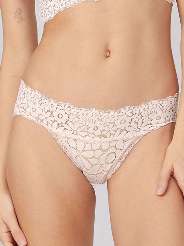 Luvlette Low Rise Lace Bikini Shein Usa
