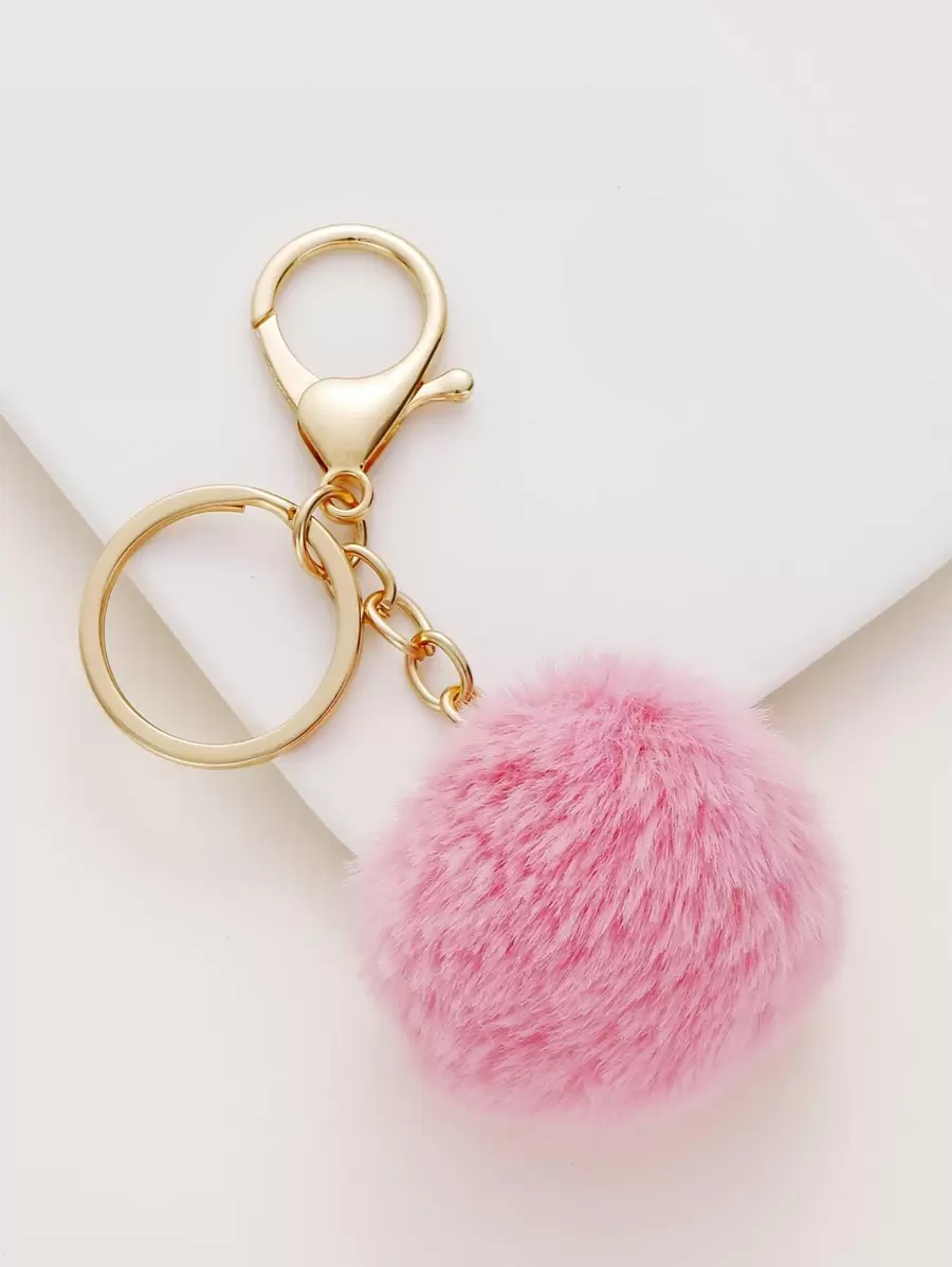 Pom Pom Charm Keychain | SHEIN USA