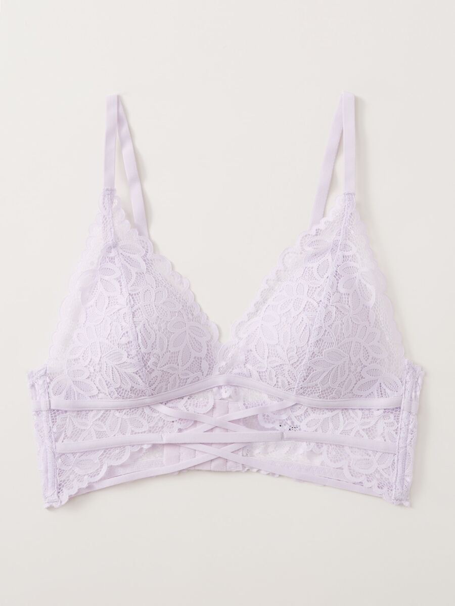 LUVLETTE Bralettes Lounge Lace Bra | SHEIN EUR