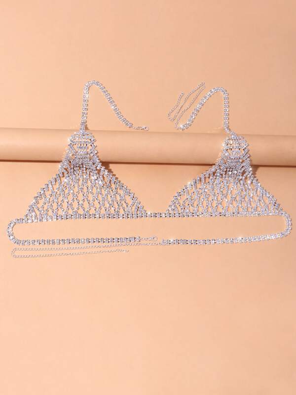 Rhinestone Decor Body Chain | SHEIN UK