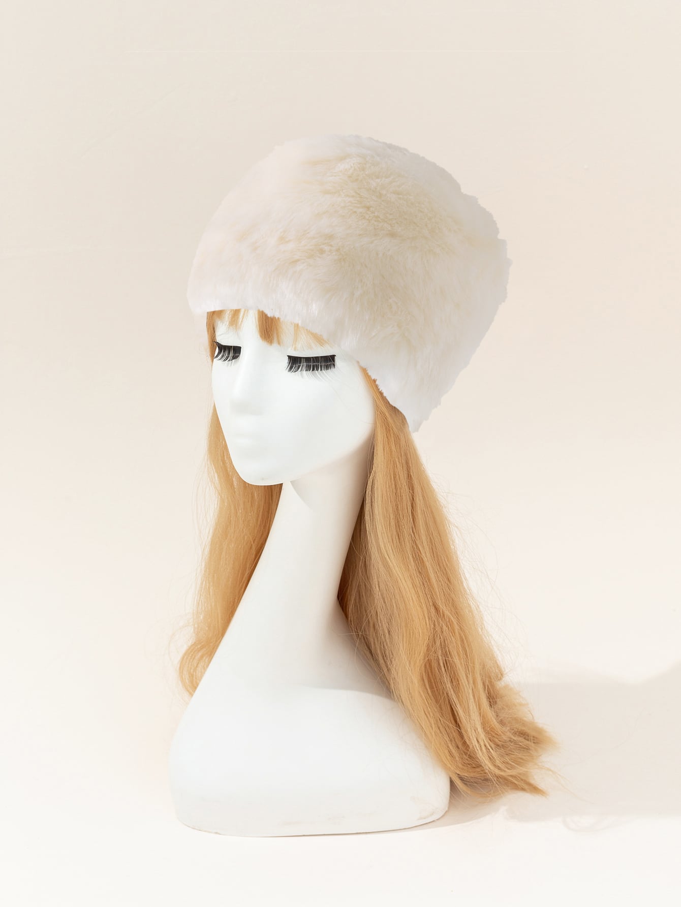Solid Fuzzy Hat