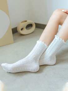 Solid Crew Socks | SHEIN USA