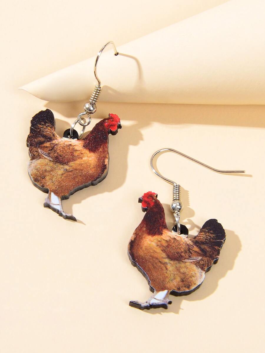 Chicken Drop Earrings | SHEIN USA