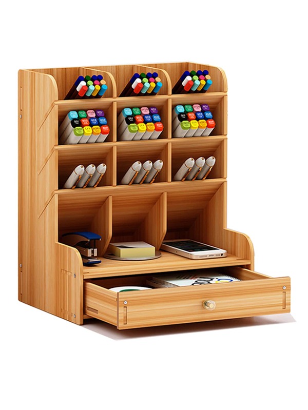 1pc Wooden Desktop Storage Box | SHEIN USA