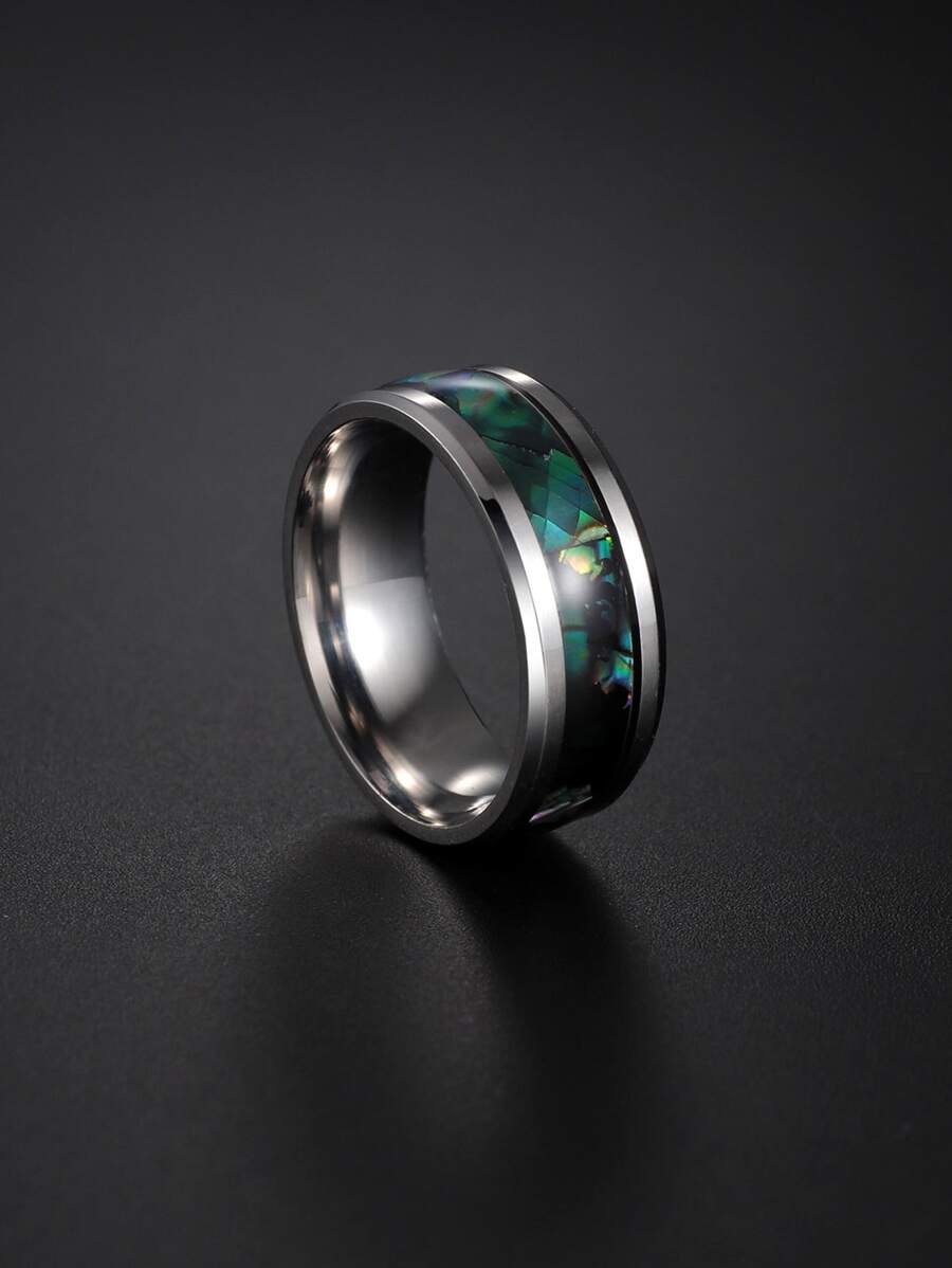 Fashionable and Popular Men Color Block Ring Stainless Steel for ...