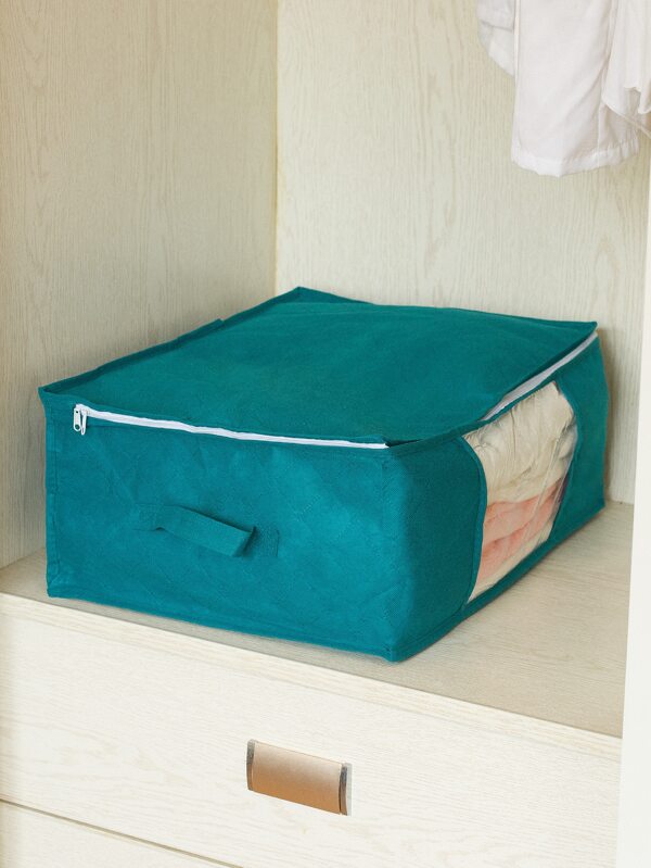 1pc Foldable Clothes Storage Box, Dust-proof Household Storage Box ...