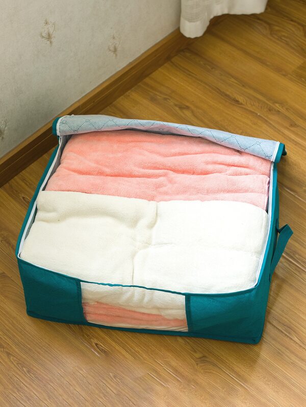 1pc Foldable Clothes Storage Box, Dust-proof Household Storage Box ...