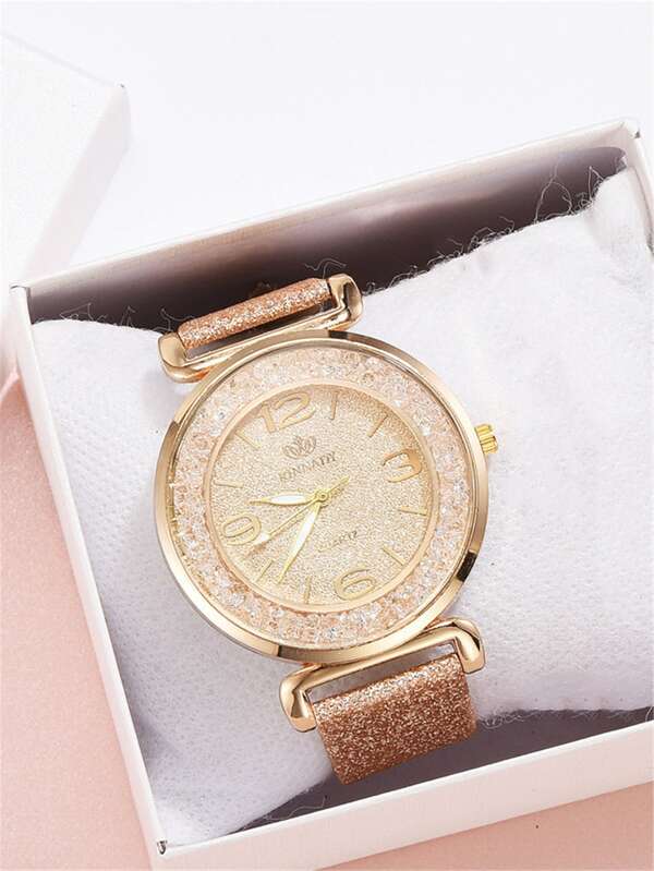 Round Pointer Quartz Watch | SHEIN USA