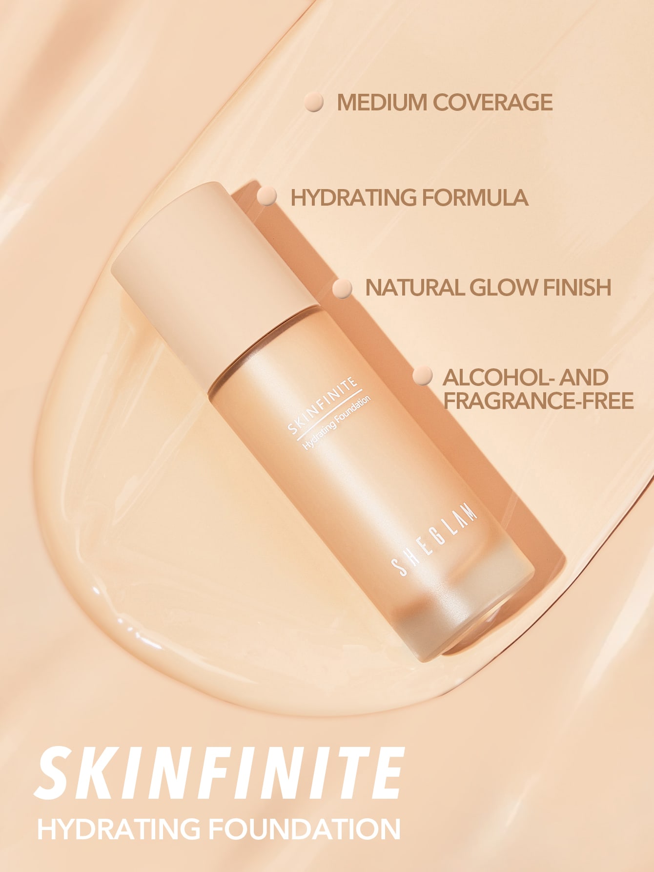 SHEGLAM Skinfinite Hydrating Foundation-PORCELAIN