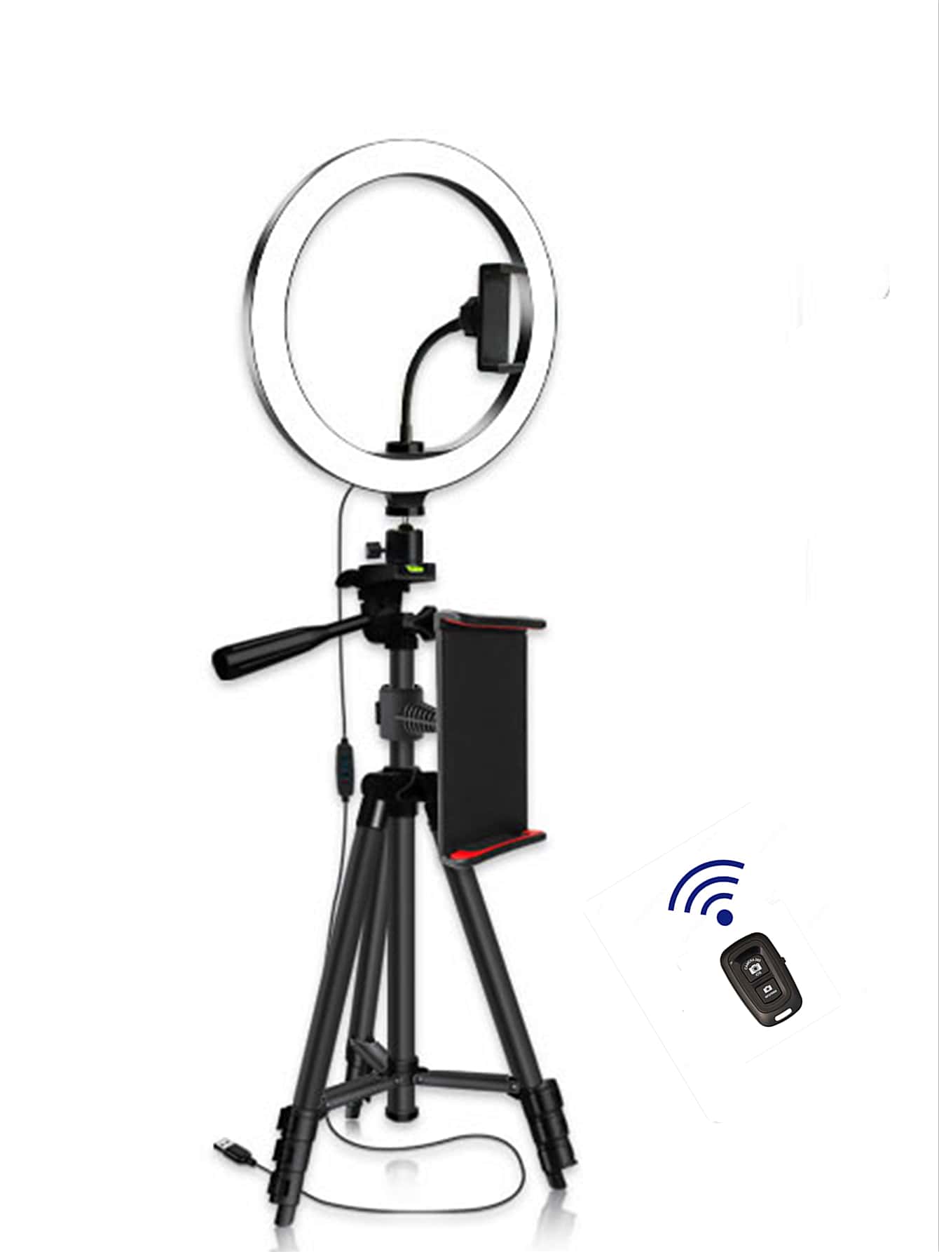 10 Inch Remote Control Ring Light With Tripod Stand