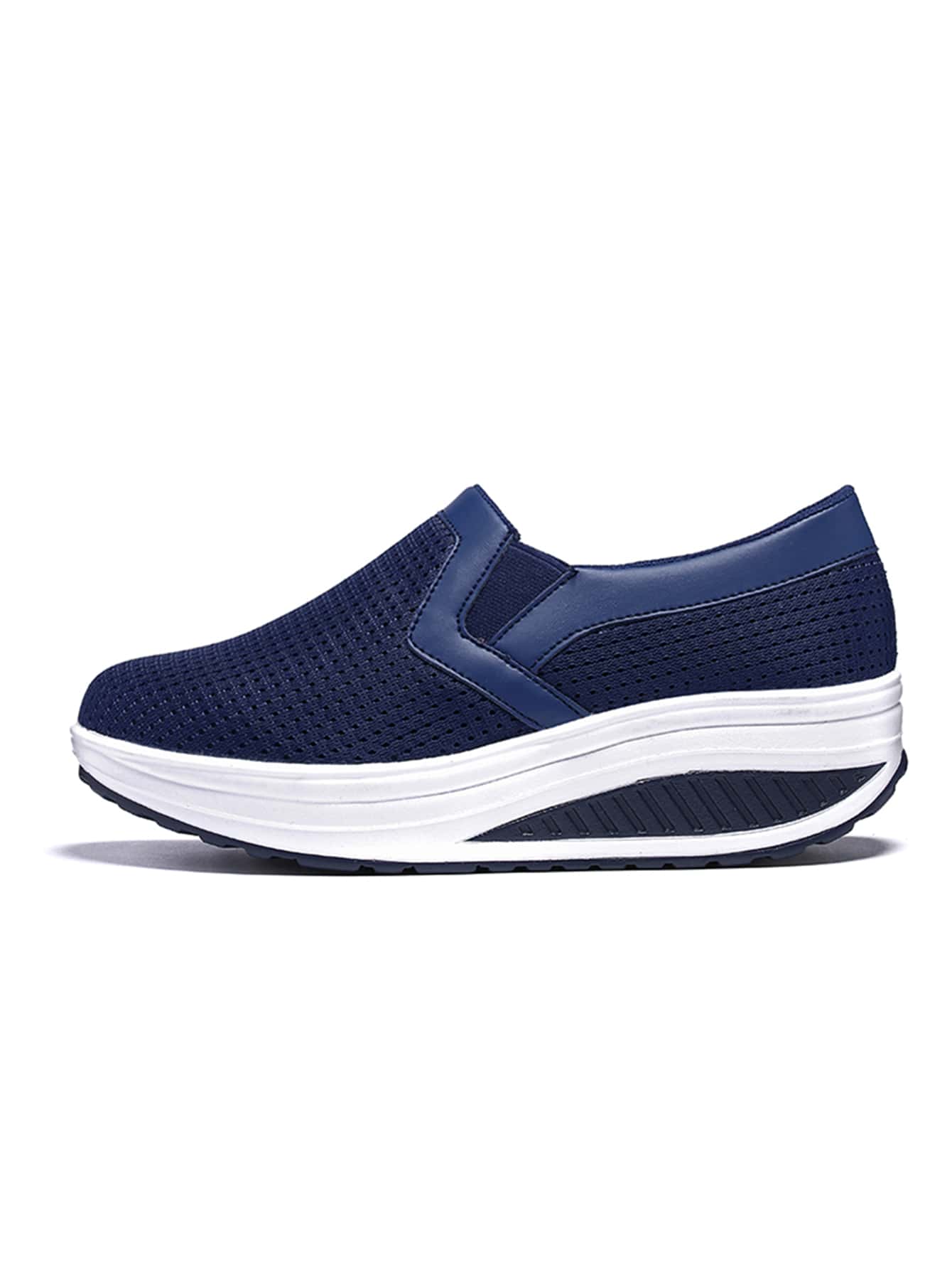 EMERY ROSE Mesh Slip On Rocking Shoes