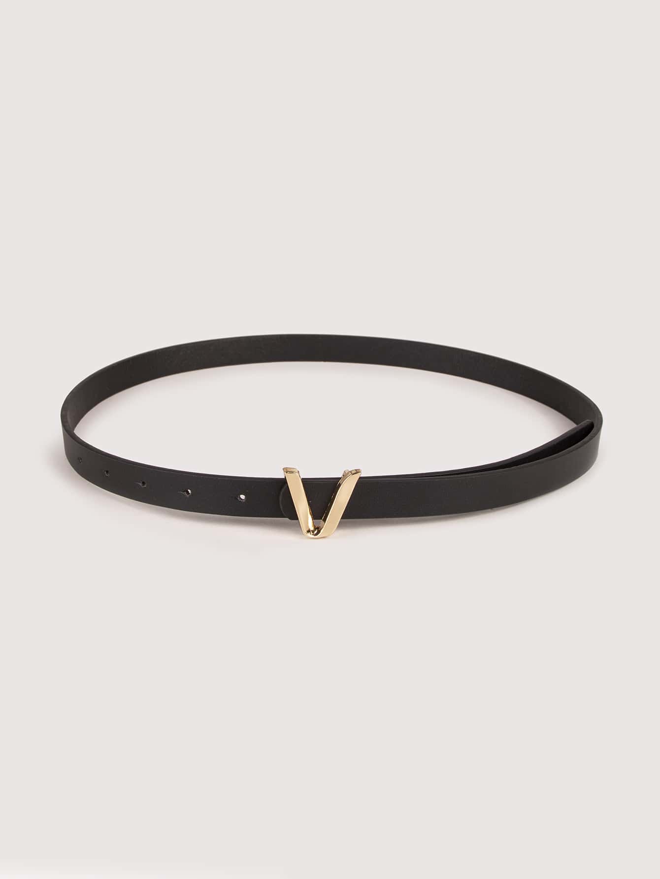 1pc V-Shape Minimalist Letter Decor Belt | SHEIN USA