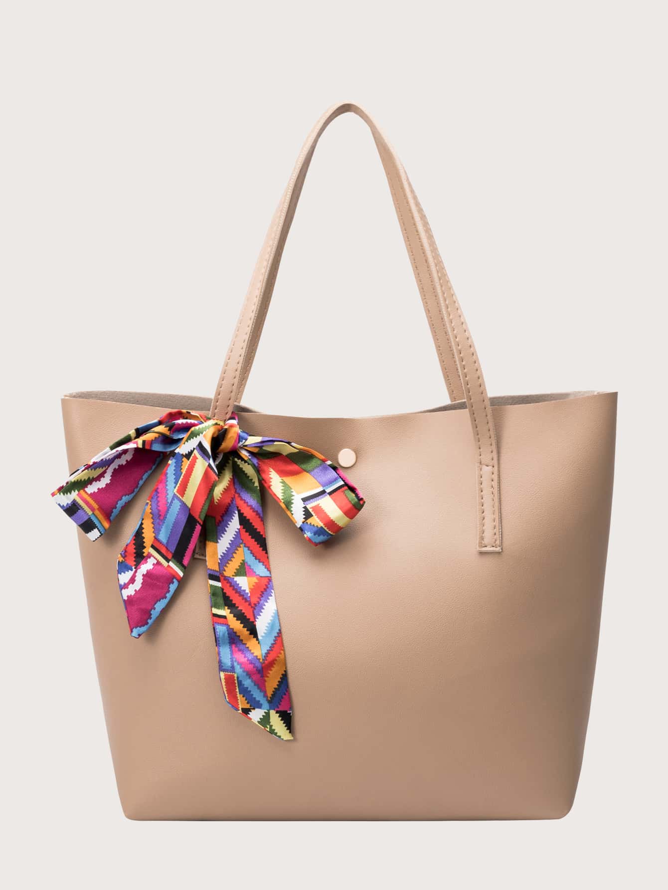 Twilly Scarf Decor Satchel Bag