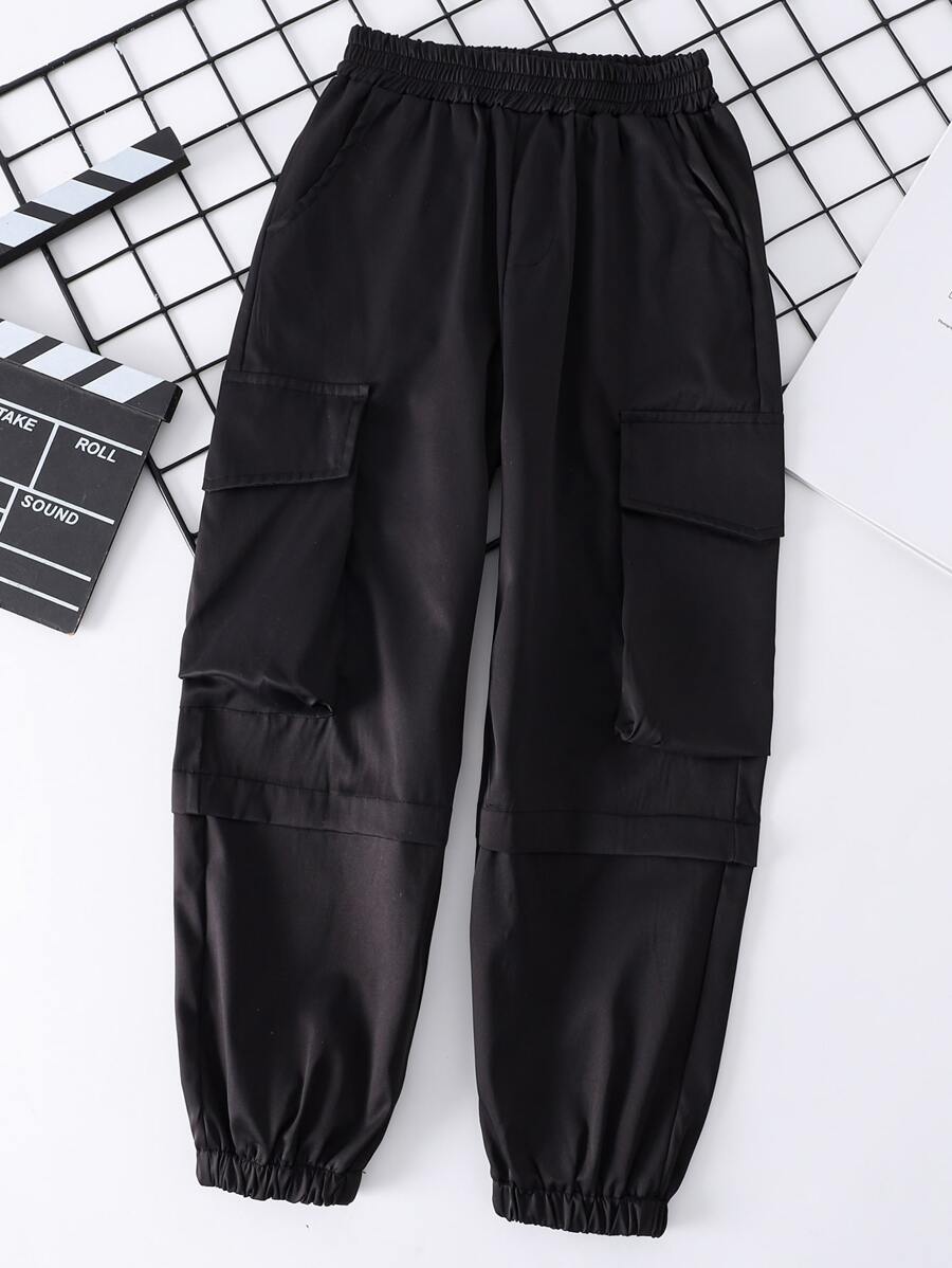 Boys Flap Pockets Cargo Pants | SHEIN USA