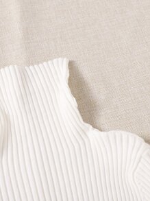 SHEIN Essnce 4pcs Turtle Neck Ribbed Knit Sweater | SHEIN USA