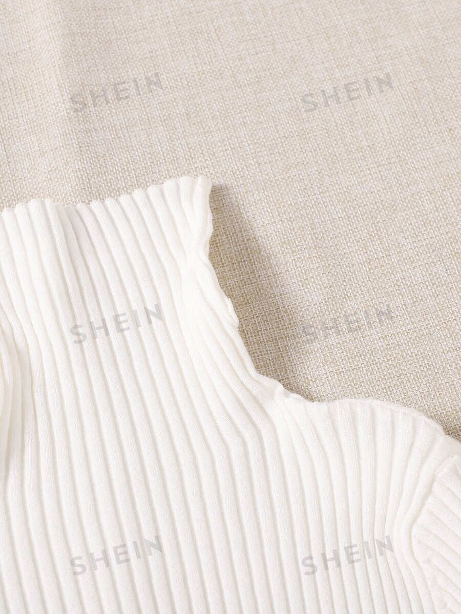 SHEIN Essnce 4 piezas Jersey de cuello tortuga tejido de canalé | Moda ...