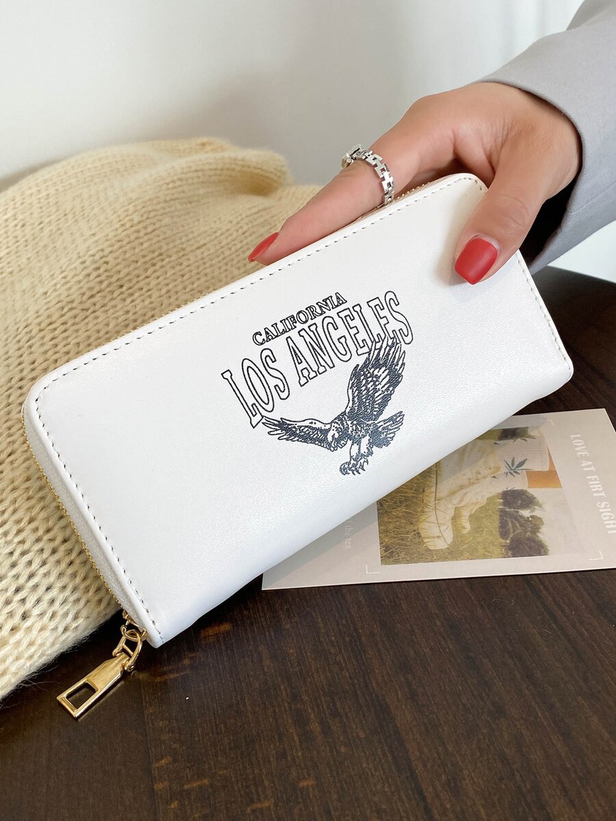 Letter Graphic Long Wallet | SHEIN USA