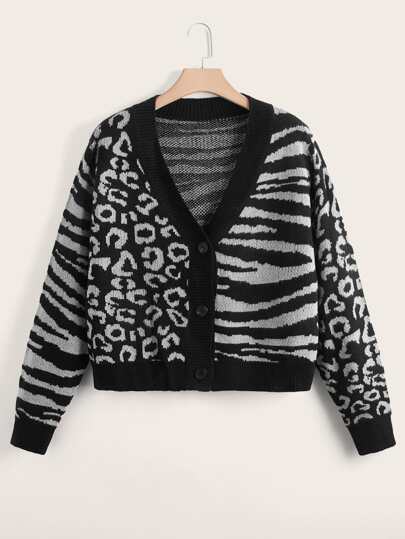 Search leopard cardigan | SHEIN USA