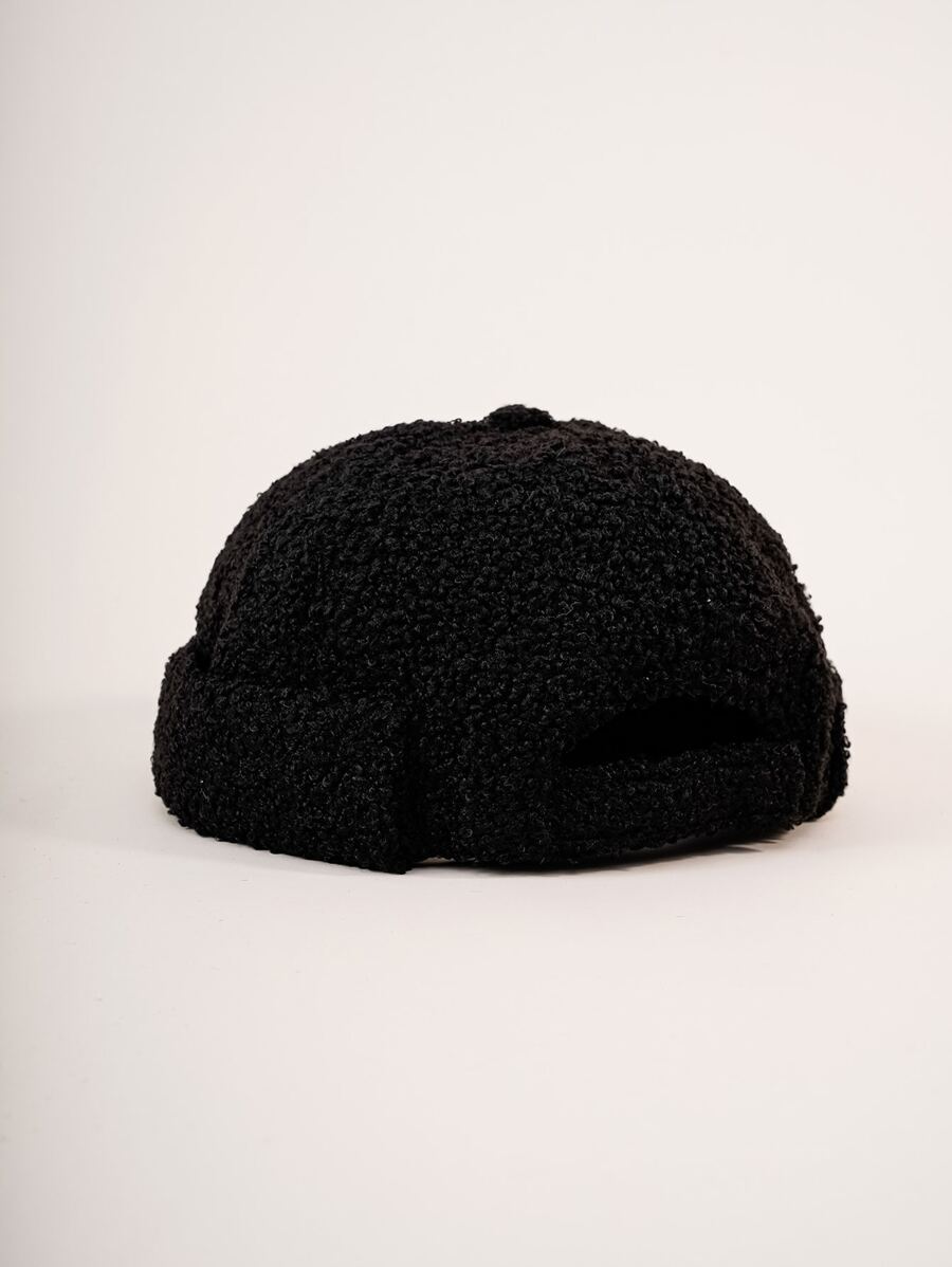 1pc Men's Wool Blend Newsboy Cap With Sewn Brand Label And Button ...