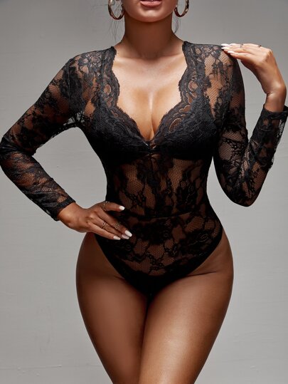 Search Lace Bodysuit Shein Usa
