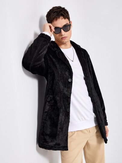 Men Faux Fur Coats, Shop Men Faux Fur Coats Online | SHEIN UK