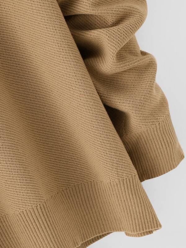 Manfinity Men Solid Textured Knit Sweater | SHEIN USA