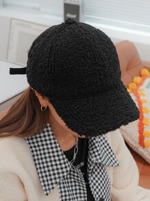DAZY Fuzzy Baseball Cap | SHEIN USA