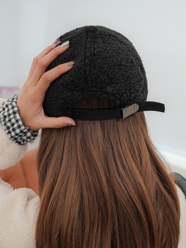 DAZY Fuzzy Baseball Cap | SHEIN USA