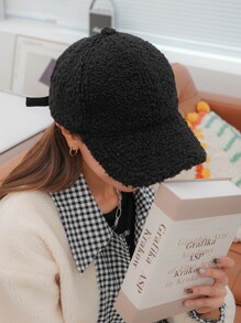 DAZY Fuzzy Baseball Cap | SHEIN USA