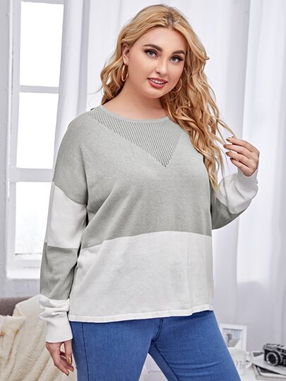 Search color block sweater | SHEIN USA