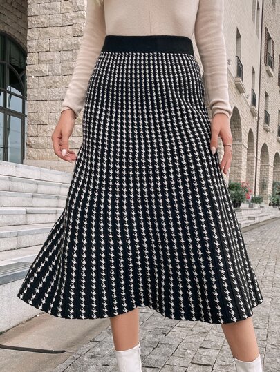 Search houndstooth skirt | SHEIN USA
