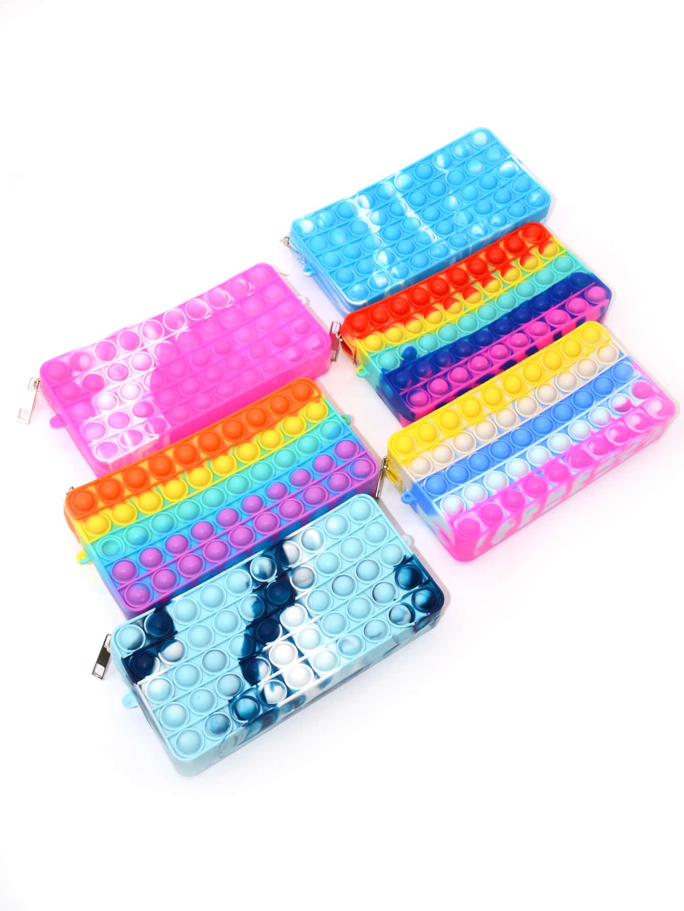 1pc Random Push Pop Bubble Pencil Case | SHEIN USA