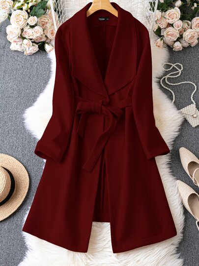 Plus Size Overcoats | Fashion Plus Size Overcoats | SHEIN USA