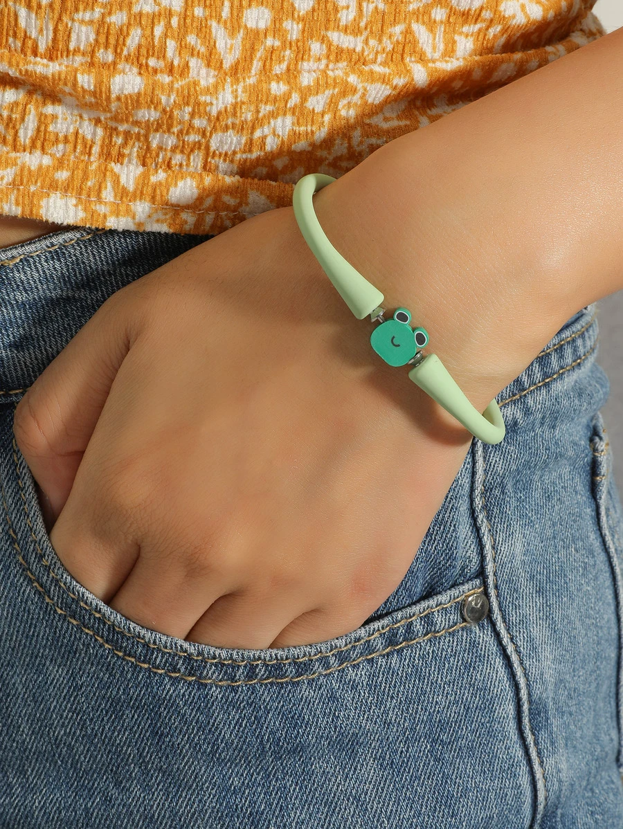 Cartoon Frog Decor Bracelet | SHEIN USA