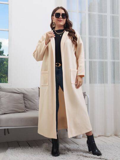 Plus Size Overcoats | Fashion Plus Size Overcoats | SHEIN USA