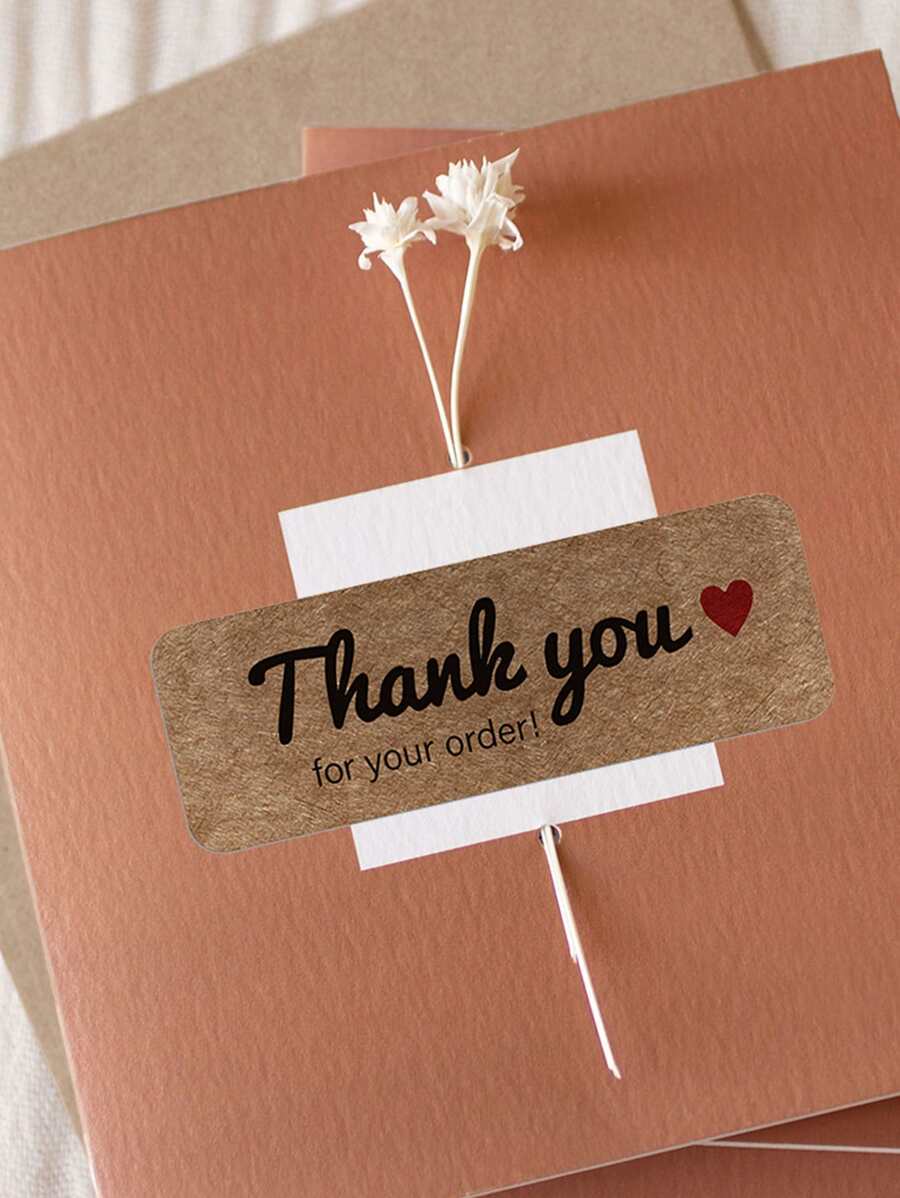 1roll Slogan Graphic Gift Sticker, Paper Gift Sealing Decoration Decal ...