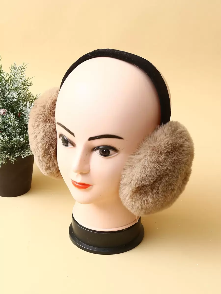 Simple Fluffy Earmuffs | SHEIN USA