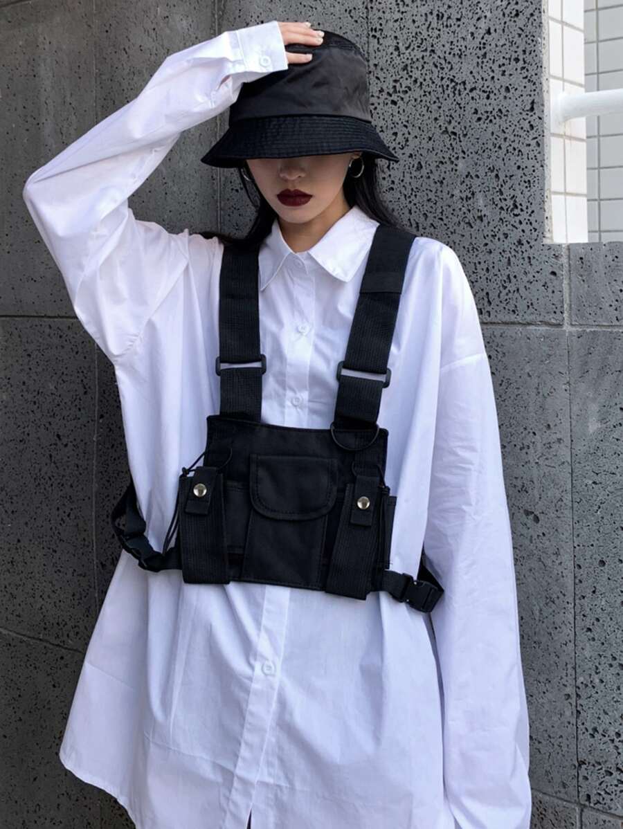 Release Buckle Chest Bag Perfect For Outdoor Travel Sports, Lightweight ...