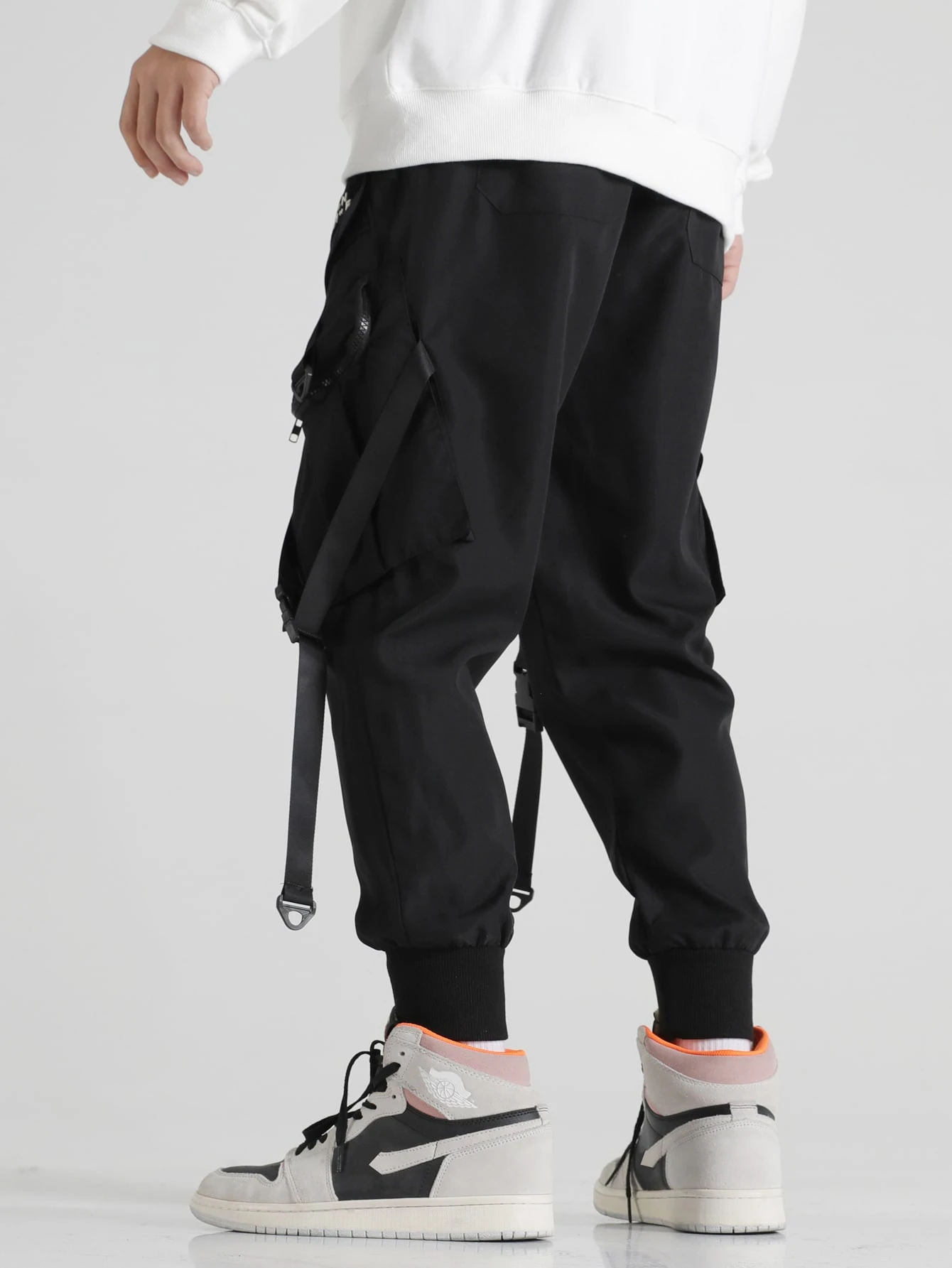 Manfinity EMRG Loose-Fitting Men's Cargo Pants With Patchwork And ...