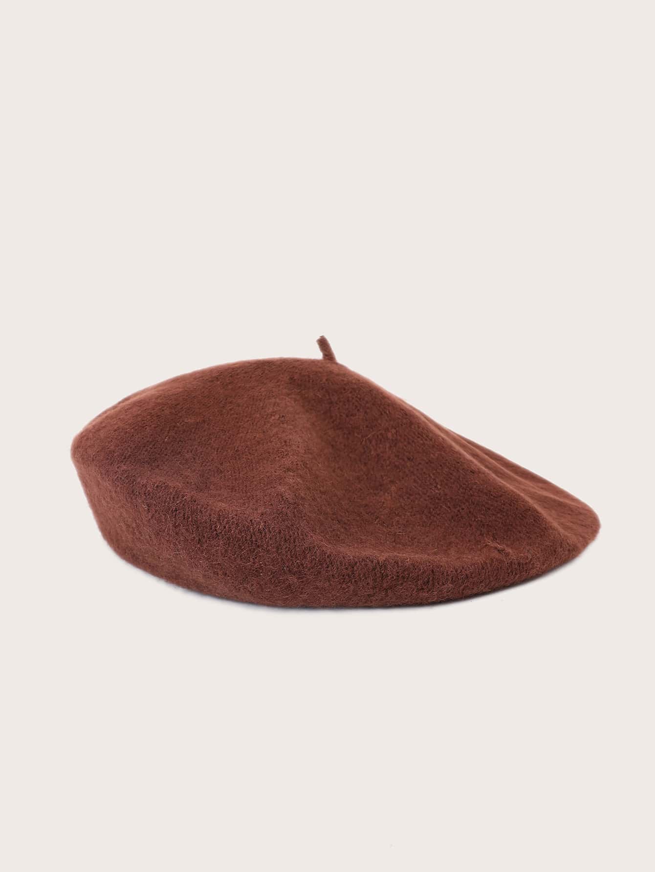 Minimalist Solid Beret | SHEIN USA