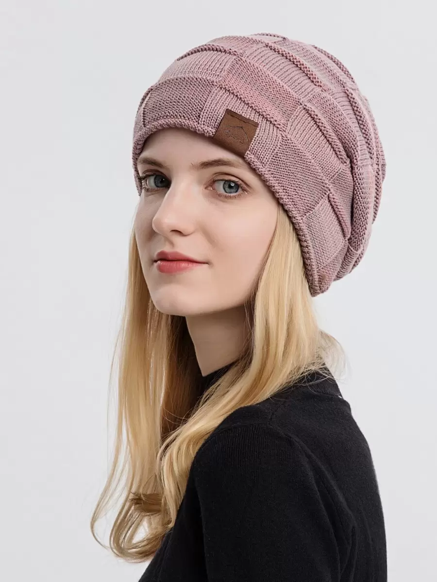 Solid Knit Hat Casual | SHEIN USA