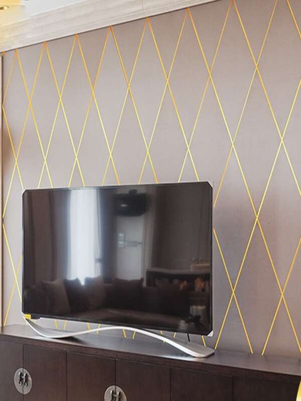 1roll 50M Brushed Gold Floor Edging Waterproof Seam Wall Sticker, Wall ...