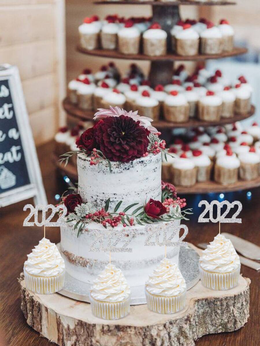 12pcs 2022 Cake Topper | SHEIN USA
