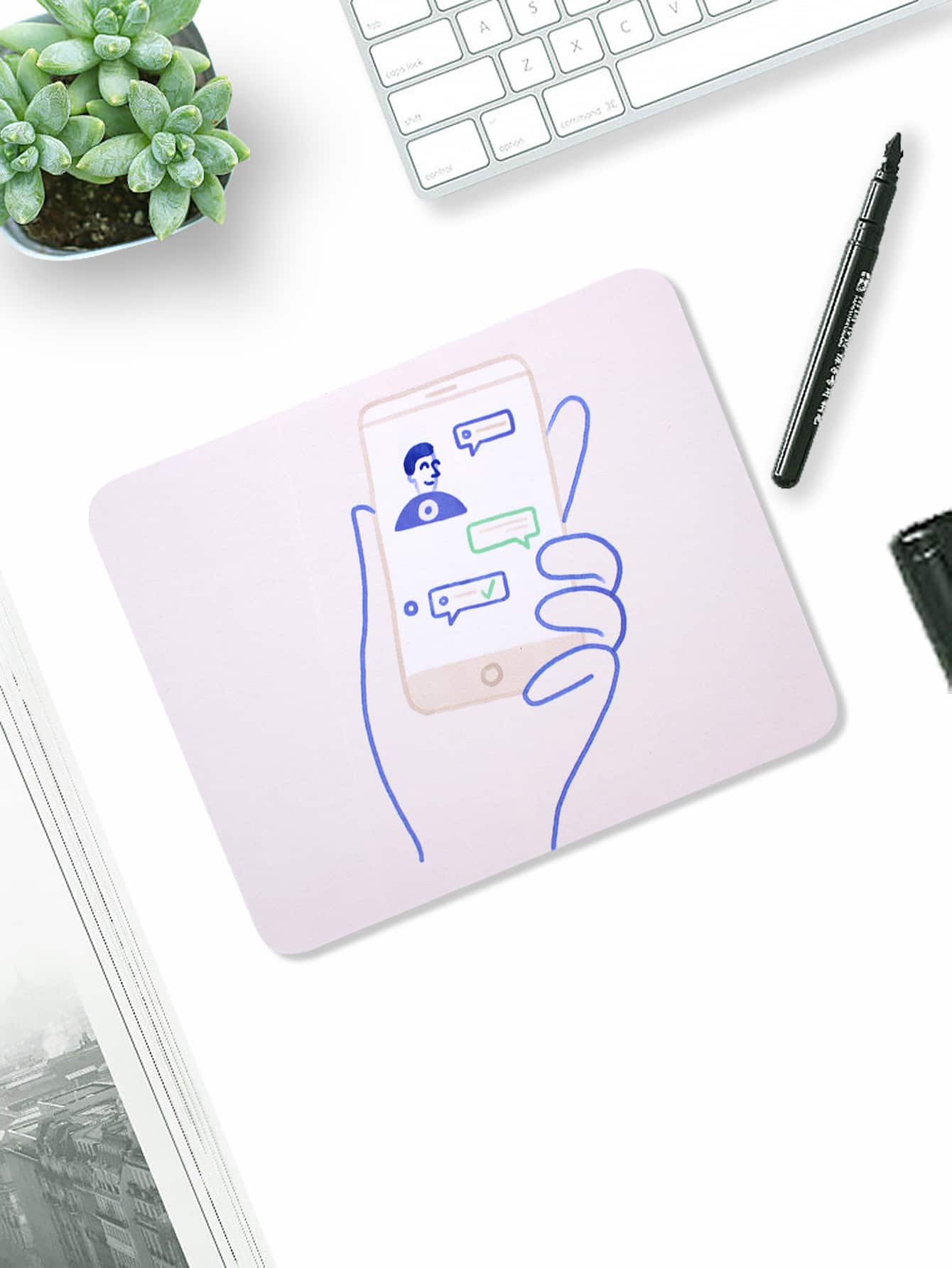 Figure Graphic Mouse Pad | SHEIN USA