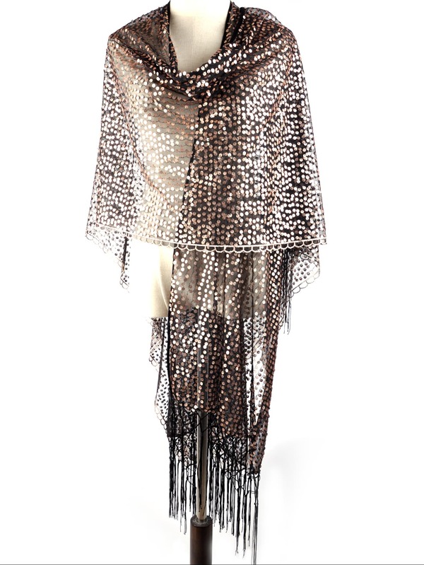 Sequins Decor Shawl Scarf | SHEIN USA