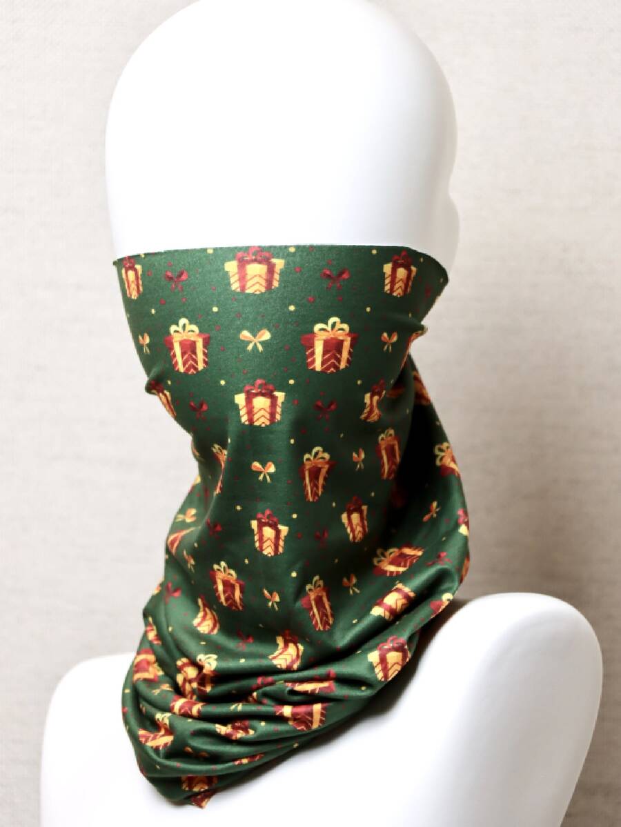 Christmas Gift Box Pattern Neck Gaiter | SHEIN USA