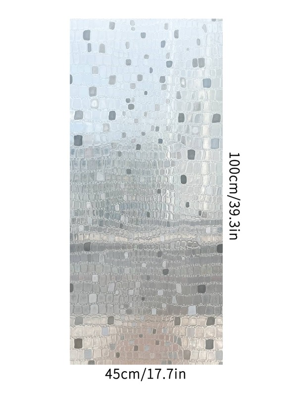 1sheet Metallic Crocodile Pattern Window Sticker, Glue-free ...