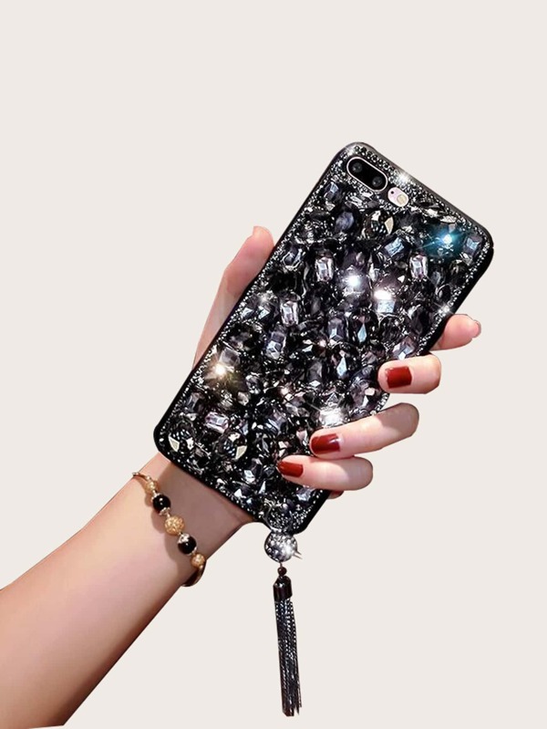 Rhinestone Decor Diamond Phone Case | SHEIN USA