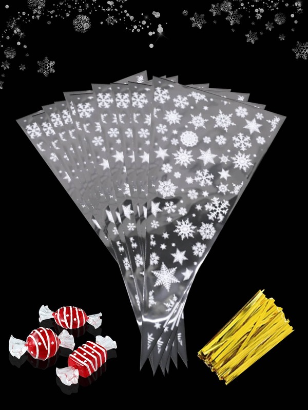 10pcs Transparent Portable Triangle Candy Bag | SHEIN USA