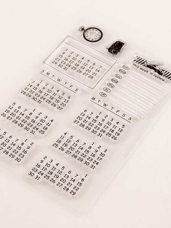 1 Pieza Sello Con Diseño De Calendario | Moda de Mujer | SHEIN México